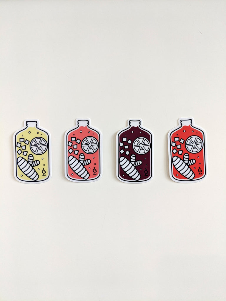 Individual Growler Sticker – Ginger Lab